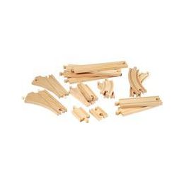 Brio World Mittleres Schienensortiment, Bahn holz