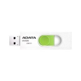 A-DATA UV320 64 GB, USB-Stick wei&szlig;/gr&uuml;n, USB-A 3.2 Gen 1