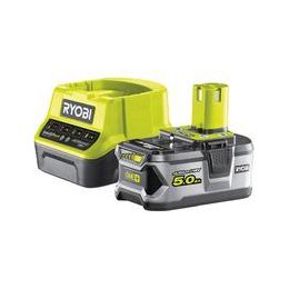 Ryobi 18 V Akku-Starterset RC18120-150 gelb/schwarz, Ladegerät + Akku Enthaltene Akkus: 1x 5 Ah