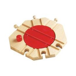 Brio World Mechanische Drehscheibe, Bahn holz/rot