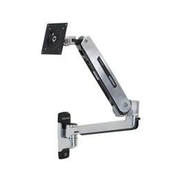 Ergotron LX Steh-Sitz Monitor Arm, Monitorhalterung silber