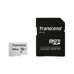 Transcend 300S 64 GB microSDXC, Speicherkarte silber, UHS-I U1, Class 10 Kapazität: 64 GB Geschwindigkeit: Lesen: max. 100 MB/s, Schreiben: max. 20 MB/s Speichertyp: microSDXC Bus-Schnittstelle: UHS-I, High Speed