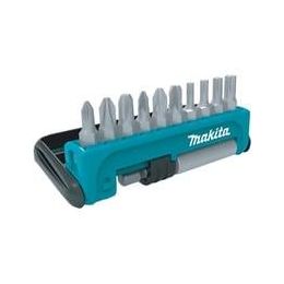 Makita Bit-Set D-64995, 11-teilig, Bit-Satz Anzahl Teile: 11 -teilig Profile: Innen-TORX T, Kreuzschlitz (PH), Kreuzschlitz Pozidriv (PZ) Behälter: Kunststoff-Klappbox