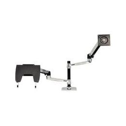 Ergotron LX Dual Monitor Arm, Monitorhalterung silber Geeignet für: Monitor Befestigungsart: Klemmvorrichtung, Schraubbefestigung Geräteanzahl: 2 Stück Tragkraft: 18,1 kg