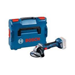 Bosch Akku-Winkelschleifer GWS 18V-7 Professional solo blau/schwarz, ohne Akku und Ladegerät, L-BOXX Leistung/Spannung: Akku-Betrieb, 18Volt Schleifscheibe Ø: 125 mm Verwendungszweck: M 14