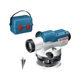 Bosch Optisches Nivellierger&auml;t GOL 26 D Professional blau, Koffer, Ma&szlig;einheit 360 Grad