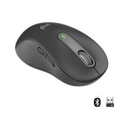 Logitech Signature M650 L Left Wireless, Maus graphit, Gr&ouml;&szlig;e L, Chromebook zertifiziert, f&uuml;r Linksh&auml;nder