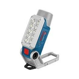 Bosch Akku-Lampe GLI DeciLED 12V/10,8V-Li, Arbeitsleuchte blau, ohne Akku und Ladegerät Art: Arbeitsleuchte Betriebsart: Wechselakku Lichtstrom: 330.0 Lumen