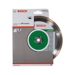 Bosch Diamanttrennscheibe Standard for Ceramic, Ø 180mm Bohrung 25,4mm Materialeignung: Fliesen, Mauerwerk, Stein Durchmesser: 180 mm Bohrung: 25,4 mm