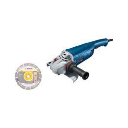 Bosch Winkelschleifer GWS 22-230 J Professional blau, 2.200 Watt, inkl. Diamanttrennscheibe