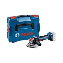 Bosch X-LOCK Akku-Winkelschleifer GWX 18V-7 Professional solo, 18Volt blau/schwarz, ohne Akku und Ladeger&auml;t, in L-BOXX