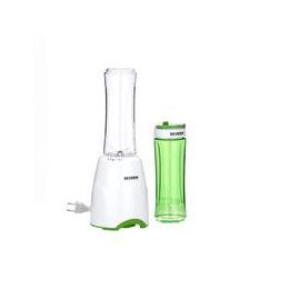Severin Smoothie Mix & Go SM 3735 , Standmixer weiß/grün Material: Trinkbehälter aus Tritan (BPA-frei) Leistung: 300 Watt Fassungsvermögen: 0.6 l Funktionen: Pulsstufe