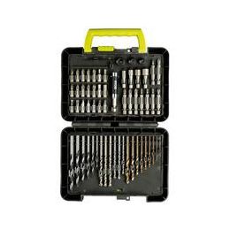 Ryobi Bit- und Bohrerbox RAK60DDF, 60-teilig, Bohrer- & Bit-Satz gr&uuml;n/schwarz