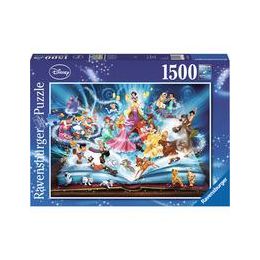 Ravensburger Puzzle Disneys magisches Märchenbuch Teile: 1500 Größe: 80 x 60 cm Altersangabe: ab 14 Jahren