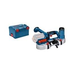 Bosch Akku-Bands&auml;ge GCB 18V-63 Professional Solo, 18Volt blau/schwarz, ohne Akku und Ladeger&auml;t, L-BOXX