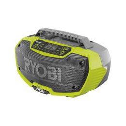 Ryobi R18RH-0, Radio grün/schwarz, AUX, Bluetooth, USB, FM/AM Tuner: FM (UKW), AM (MW), RDS Netzwerk: Bluetooth Eingänge: 1x 3,5-mm-Klinke