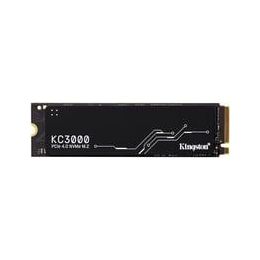 Kingston KC3000 512 GB, SSD schwarz, PCIe 4.0 x4, NVMe, M.2 2280
