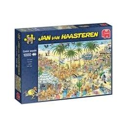 Jumbo Jan van Haasteren - Die Oase 1000 Teile, Puzzle Teile: 1000 Größe: 68 x 49 cm Altersangabe: ab 12 Jahren