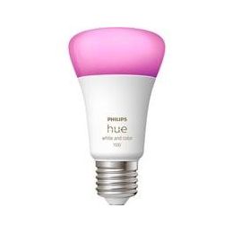 PHILIPS Hue White & Color Ambiance E27, LED-Lampe ersetzt 75 Watt Lumen: 806 Lumen Lichttyp: warmweiß bis kaltweiß Farbtemperatur: warmweiß bis kaltweiß Dimmbar: Ja