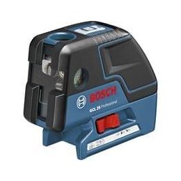 Bosch Kombilaser GCL 25 Professional, Kreuzlinienlaser blau/schwarz, Schutztasche