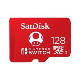 Sandisk Nintendo Switch 128 GB microSDXC, Speicherkarte rot, UHS-I U3, V30