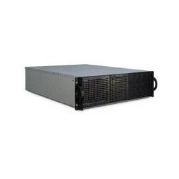 Inter-Tech 3U 30240, Server-Gehäuse schwarz Einbauschächte: 6x 5,25 Zoll extern, 12x 3,5 Zoll intern, 2x 2,5 Zoll intern Formfaktor: ATX, Mini-ITX, µATX Netzteil Bauform: ATX Full-Size-Slots: 5