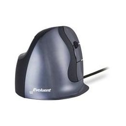 Evoluent VerticalMouse D, Maus schwarz/silber, Medium, RH