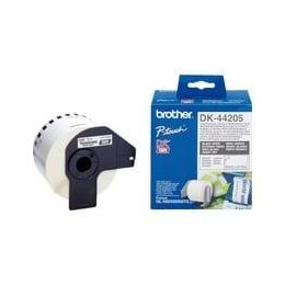Brother Endlos-Etikett (Papier) DK-44205, Schriftband wei&szlig;