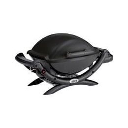 Weber Gasgrill Q 1000 Black schwarz Grillrost Material: Gusseisen Leistung: 2,49 kW Grillfläche: 1.238 cm² Heizart: Gas