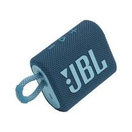 JBL GO 3, Lautsprecher blau, Bluetooth, USB-C Leistung: Musikleistung: 4 W Kanäle: 1.0 Frequenzbereich: 110 Hz - 20 kHz