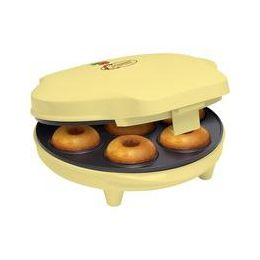 Bestron ADM218SD, Donutmaker gelb Leistung: 700 Watt Ausstattung: Bereitschaftsanzeige, automatische Temperaturregelung Kapazität: 7 Donuts pro Durchgang