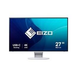 EIZO FlexScan EV2785, LED-Monitor 68.47 cm (27 Zoll), weiß, UltraHD/4K, IPS, HDMI, DisplayPort, USB-C Sichtbares Bild: 68,47 cm (27 Zoll) Auflösung: 3840 x 2160 Pixel Reaktionszeit: 14 ms (GtG) Format: 16:9