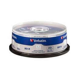 Verbatim M-DISC BD-R 4x 25 GB, Blu-ray-Rohlinge 4-fach, 25 St&uuml;ck