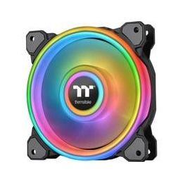 Thermaltake Riing Quad 12 RGB Radiator Fan TT Premium Edition Single Fan Pack, Geh&auml;usel&uuml;fter schwarz, Single Pack, ohne Controller, 120 mm