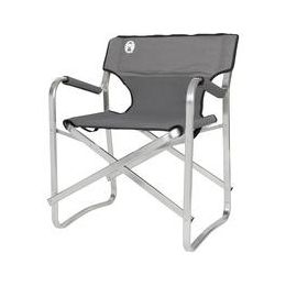 Coleman Aluminium Deck Chair 2000038337, Camping-Stuhl grau/silber Belastbarkeit: Max. 113 kg Armlehne: Ja