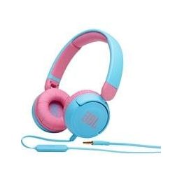 JBL JR310, Kopfhörer blau/rosa Kopfhörertyp: On-Ear Kopfbügelhörer Geeignet für: Mobile Abspielgeräte, Mobiltelefone Kabel-Verbindung: 3.5mm Klinke