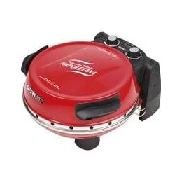 G3FERRARI Pizzaofen Napoletana rot, 1.200 Watt, f&uuml;r Pizza &Oslash; 31cm, 2 Steine