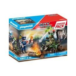 Playmobil 70817 City Action Starter Pack Polizei: Gefahrentraining, Konstruktionsspielzeug Serie: City Action Teile: 58 -teilig Altersangabe: von 4 Jahren bis 10 Jahren Material: Kunststoff