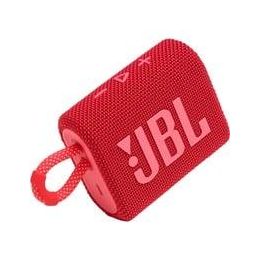JBL GO 3, Lautsprecher rot, Bluetooth, USB-C Leistung: Musikleistung: 4 W Kanäle: 1.0 Frequenzbereich: 110 Hz - 20 kHz
