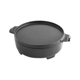 Weber Gourmet BBQ System 2in1 Dutch Oven & Pfanne schwarz Material: Gusseisen, porzellanemailliert Anzahl Teile: 2 -teilig Besteht aus: Ein Topfeinsatz, ein flacher Deckel