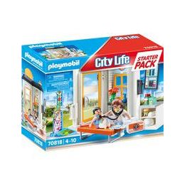 Playmobil 70818 City Life Starter Pack Kinderärztin, Konstruktionsspielzeug Serie: City Life Teile: 57 -teilig Altersangabe: von 4 Jahren bis 10 Jahren Material: Kunststoff
