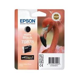 Epson Tinte Hell-Schwarz T08784010 Foto Tinte, Retail Typ: Tintenpatrone Druckfarbe: Matt-Schwarz Volumen: 11 ml