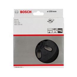 Bosch Schleifteller mittelhart, Ø 150mm schwarz Geeignet für: Exzenterschleifer Breite: 150 mm Werkzeugaufnahme: Klett