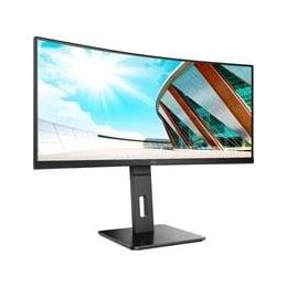 AOC CU34P2A, LED-Monitor 86 cm (34 Zoll), schwarz, UWQHD, VA, Curved, 1 ms, 100Hz Panel