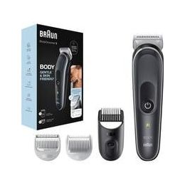 Braun BodyGroomer 5 BG5340, Haarschneider schwarz/weiß Anwendung: Nass, Trocken Stromversorgung: Akkubetrieb Schnittlängen: Einstellbar Bereich: 0,5 - 11 mm