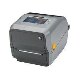 Zebra ZD621t, Etikettendrucker grau/anthrazit, Thermotransferdruck, 300 dpi, USB, RS232, LAN, Bluetooth (BLE), mit Cutter