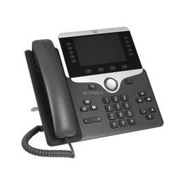 Cisco IP Phone 8841, VoIP-Telefon schwarz Telefontyp: VoIP (SIP) Verbindung: Kabelgebunden Freisprechen: Ja Rufnummernanzeige (CLIP): Ja