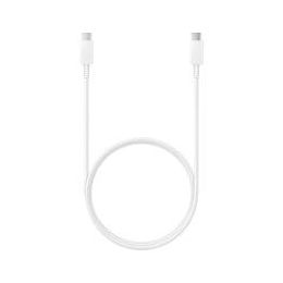 Samsung USB 2.0 Kabel, USB-C Stecker > USB-C Stecker weiß, 1 Meter, PD, Laden mit bis zu 100 Watt Verwendung: Zum schnellen Aufladen und Synchronisieren von Mobilgeräten Anschlüsse: 1x USB-C (Stecker) auf 1x USB-C (Stecker) Version: USB 2.0