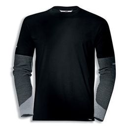 Uvex cut quatroflex T-shirt - Langarm - Longsleeve schwarz/anthrazit L - 1726811