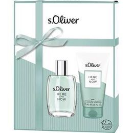 s.Oliver Herrendüfte Here And Now Geschenkset Eau de Toilett Spray 30 ml + Shower Gel 75 ml